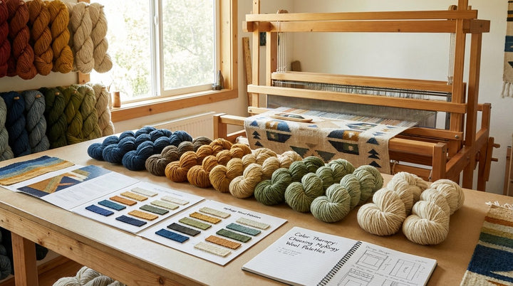 Color Therapy: Choosing MyRugy Wool Palettes for Your Loom